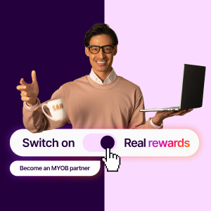MYOB Partner Program: switch on real rewards